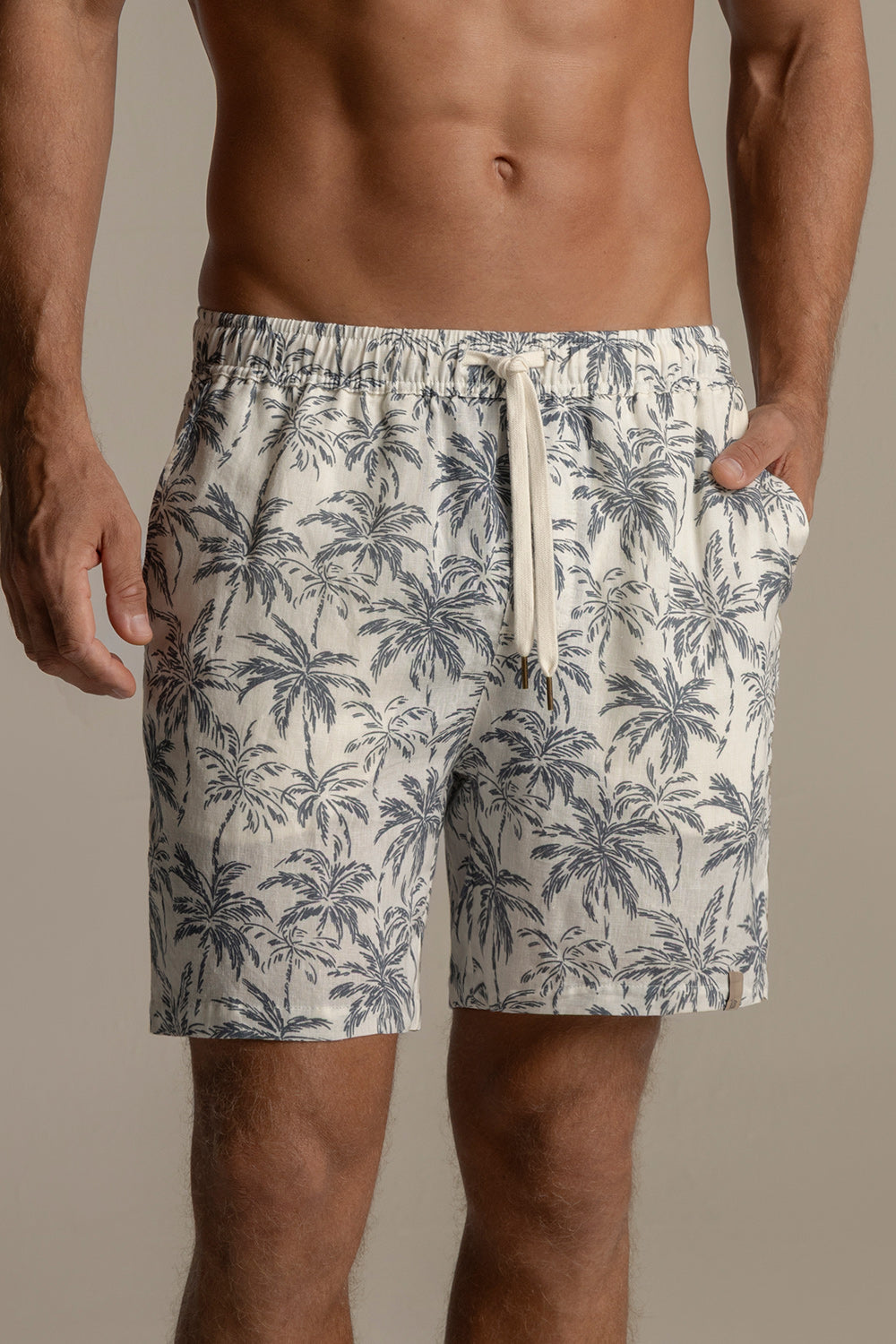 Faro Linen Shorts In Blue Off White Touche Menswear Touche Faro Linen Shorts In Blue Off White Touche Menswear Touche